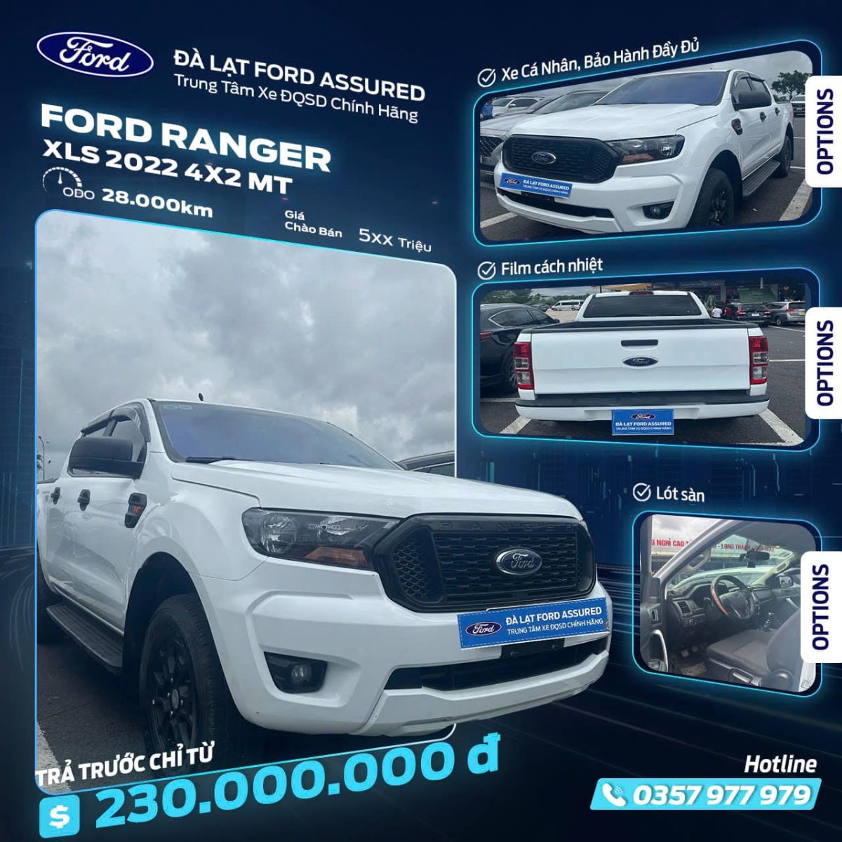 Ford Ranger XLS 2022 4x2 MT